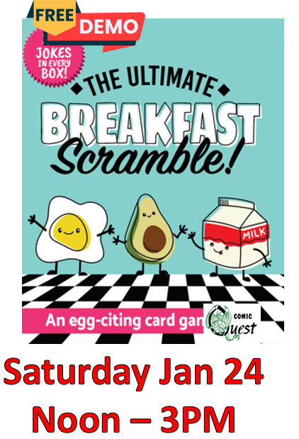 Board Game Demo - Ultimate Breakfast Scramble | Comic Quest